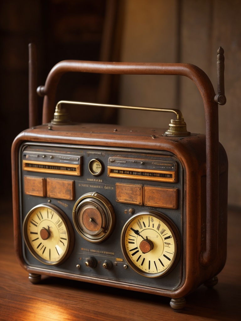 Premium Free ai Images | old radio