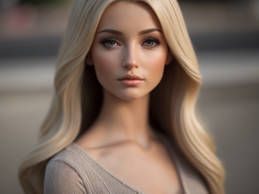 Premium Free ai Images | barbie in real life