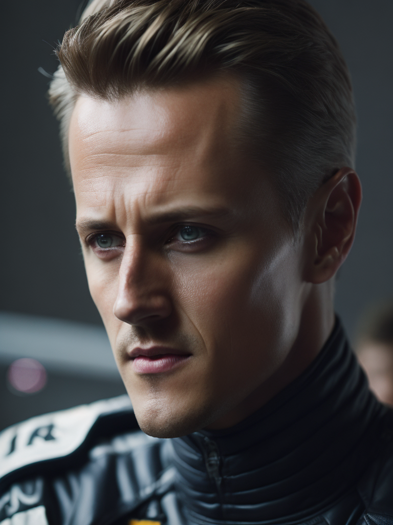 Lumenor AI Image Generation - michael schumacher is legend