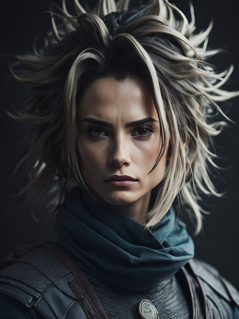 Premium Free ai Images | dragon ball portrait