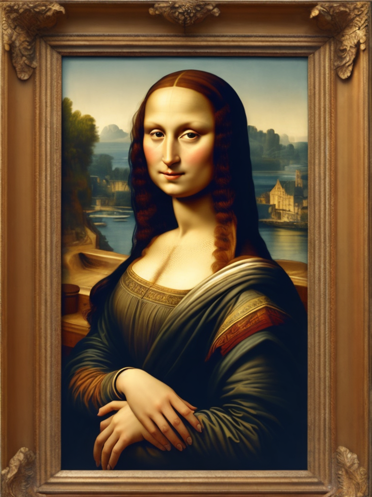 Premium Free ai Images | mona lisa leonardo da vinci original art