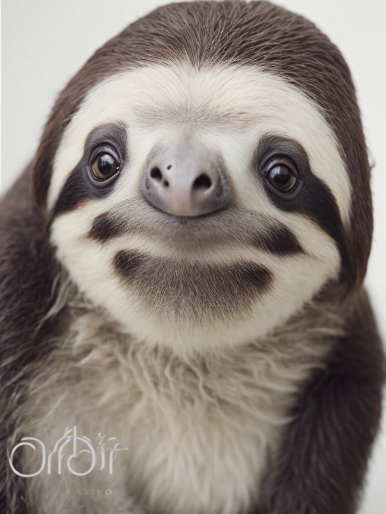 Premium Free ai Images | sloth on the cover of fashion magazine