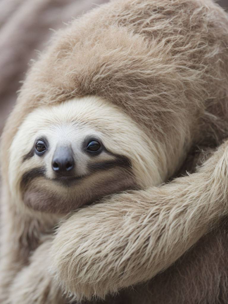 Premium Free ai Images | sloth on the cover of fashion magazine