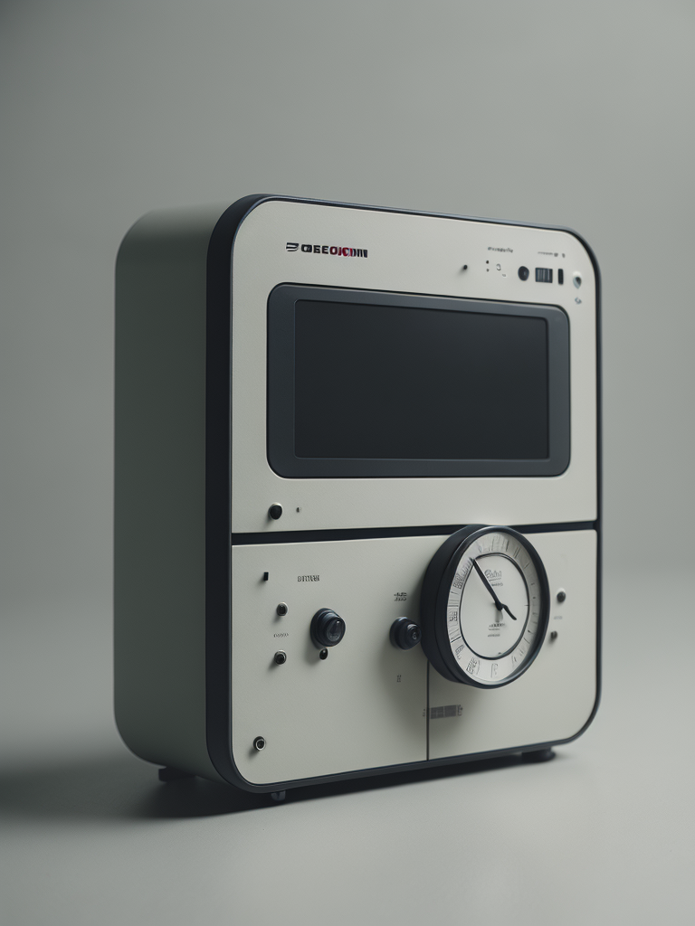 Premium Free ai Images | surreal time machine designed by dieter rams ...