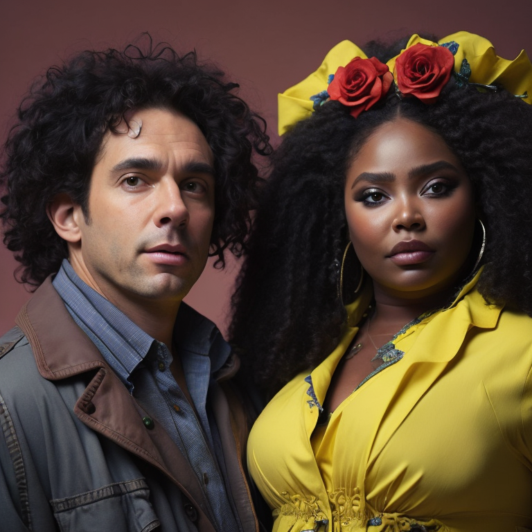 Premium Free ai Images | nardwuar and lizzo interview