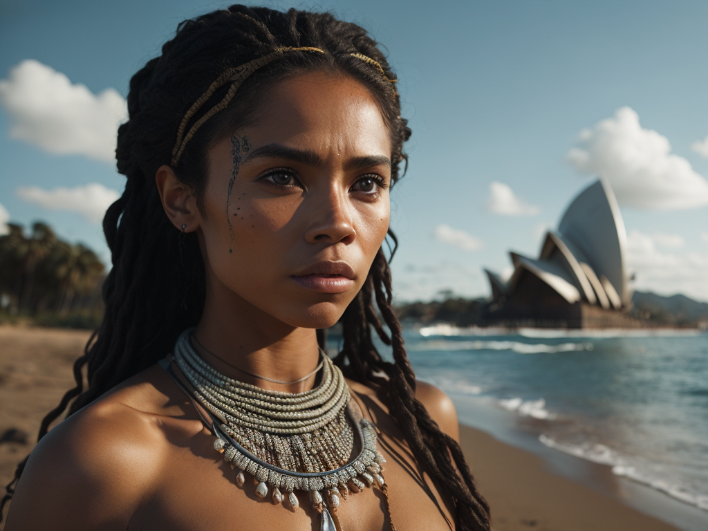 Premium Free ai Images | make me an avatar image of an australian ...