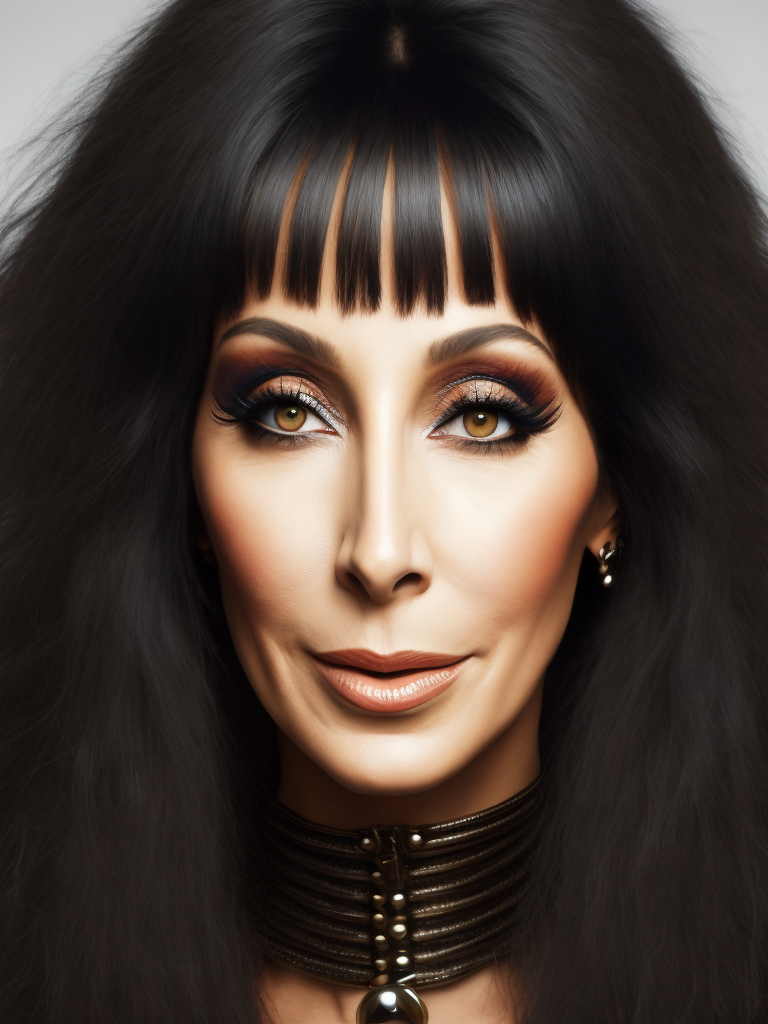 Premium Free ai Images | cher american singer ultra realistic image