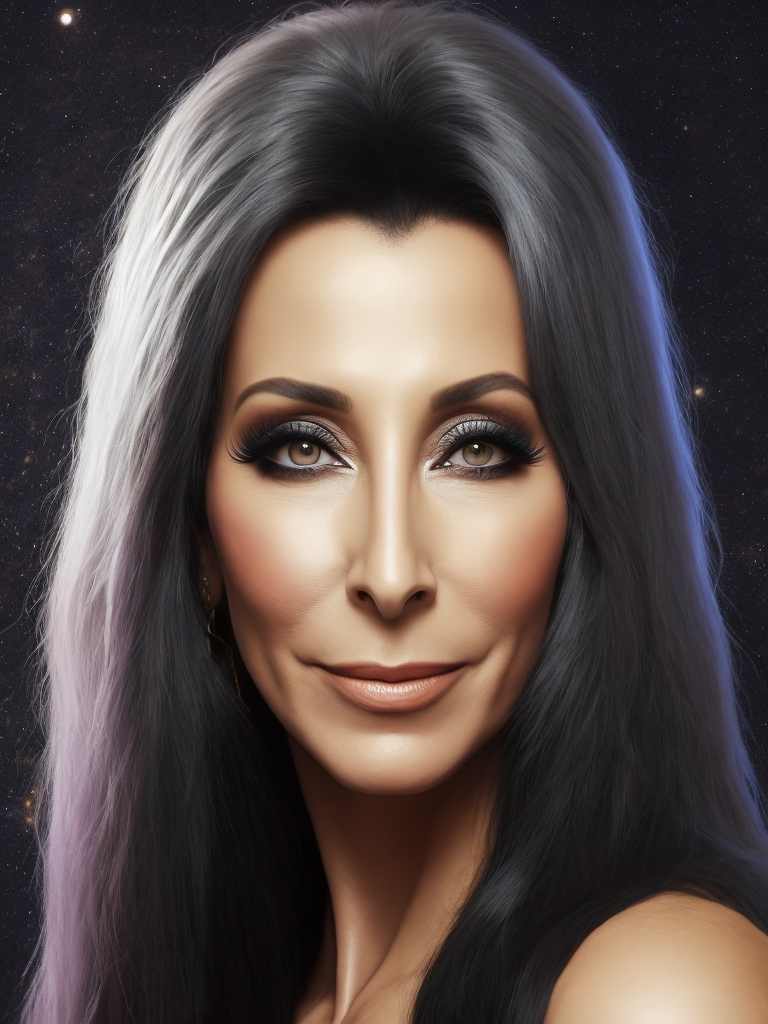Premium Free ai Images | cher american singer ultra realistic image