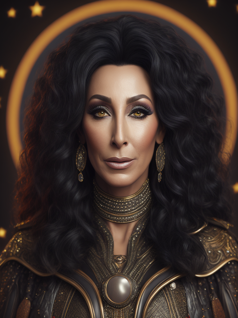 Premium Free ai Images | cher american singer ultra realistic image