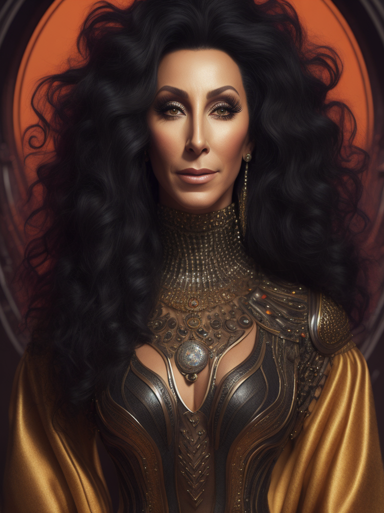 Premium Free ai Images | cher american singer ultra realistic image