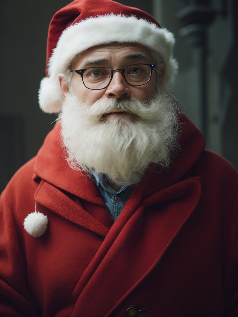 Premium Free ai Images | santa in pixar style world