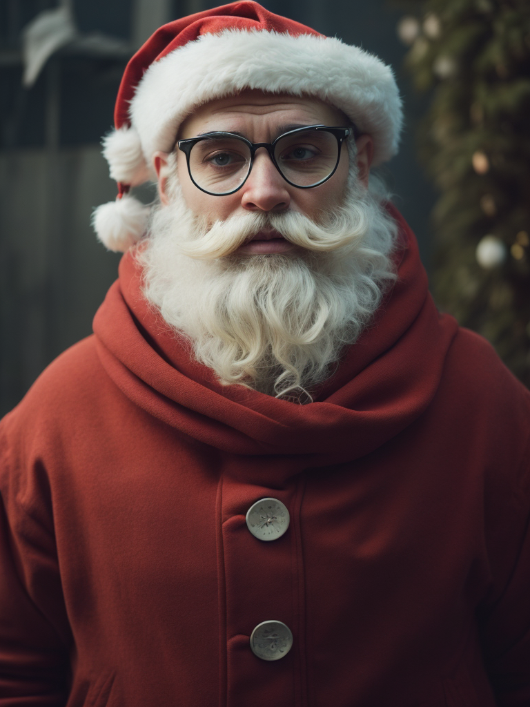 Premium Free ai Images | santa in pixar style world