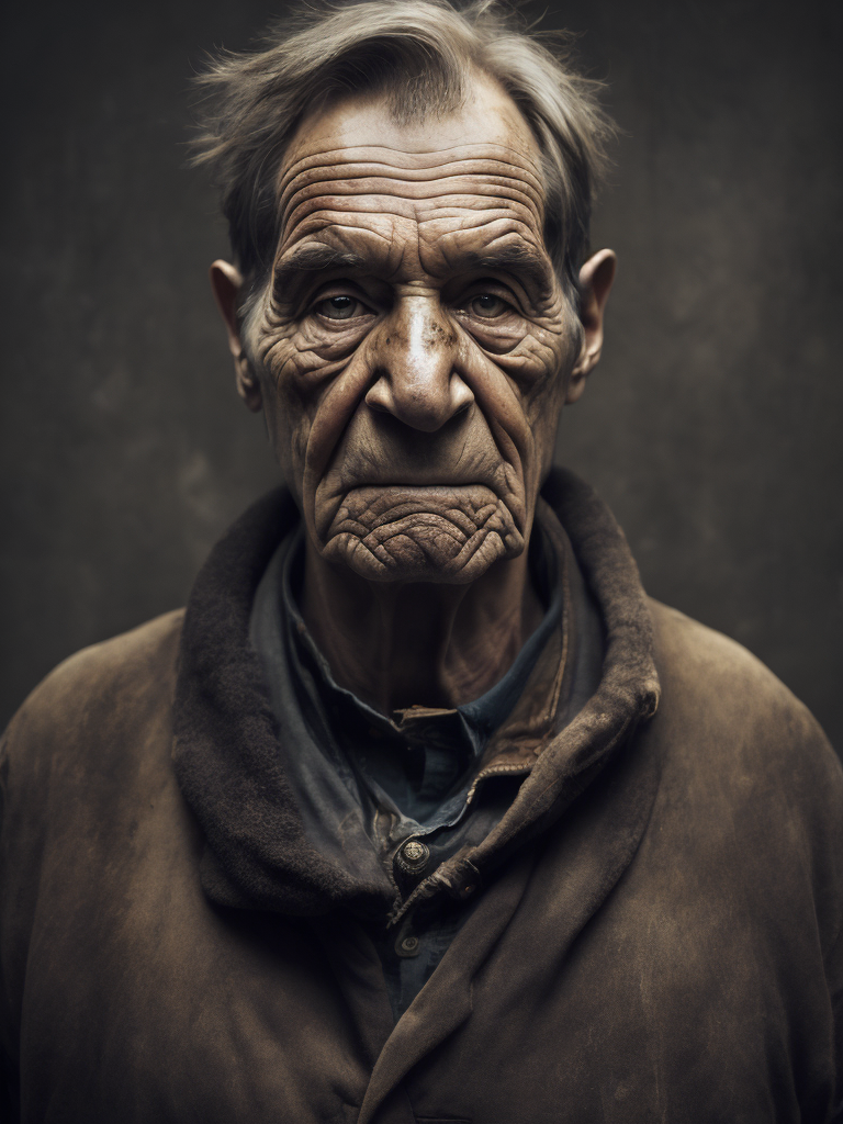 Premium Free ai Images | portret starogo kocegara lico saze graznaa ...