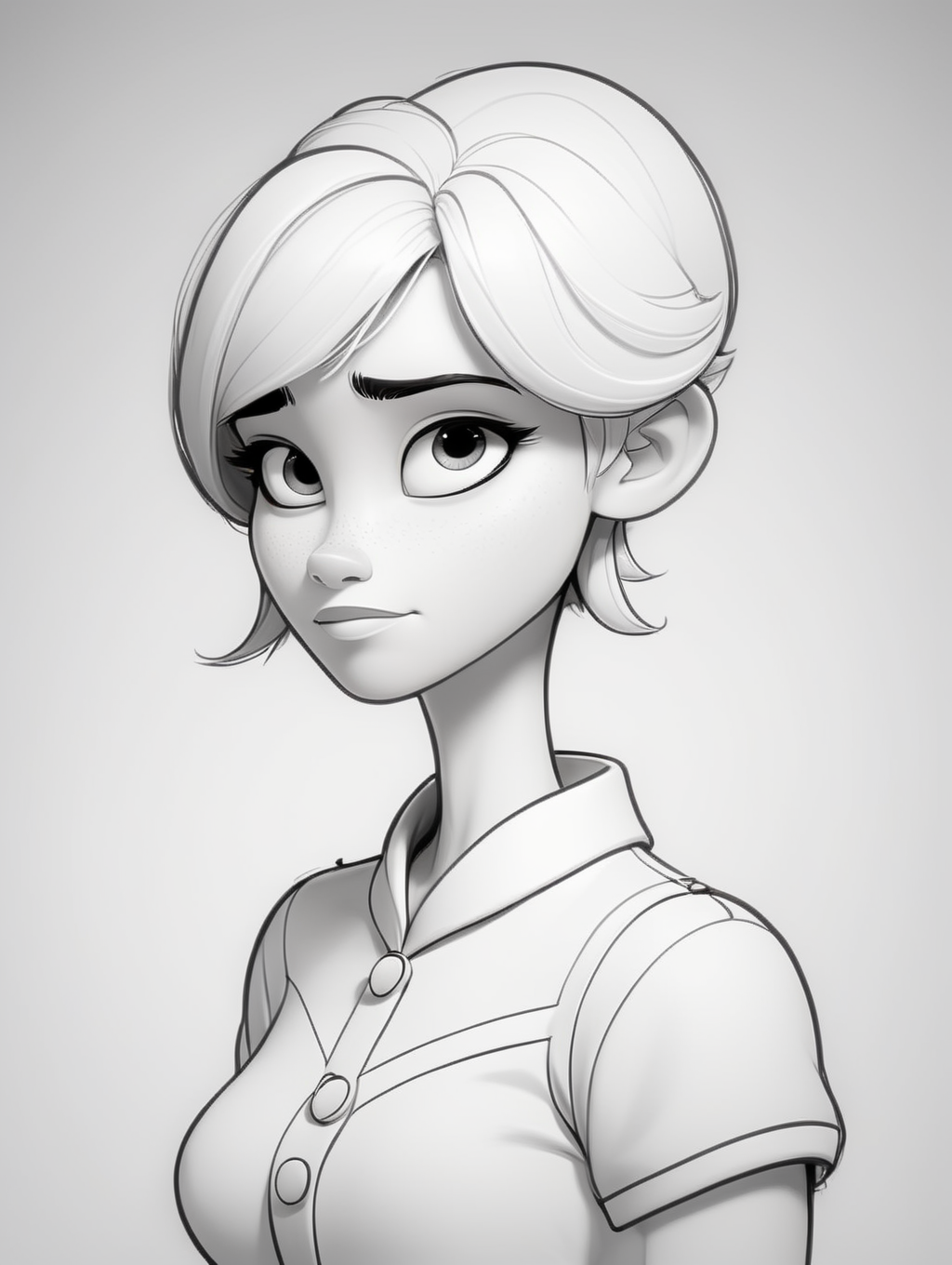Premium Free ai Images | draw single human stylistic line character ...
