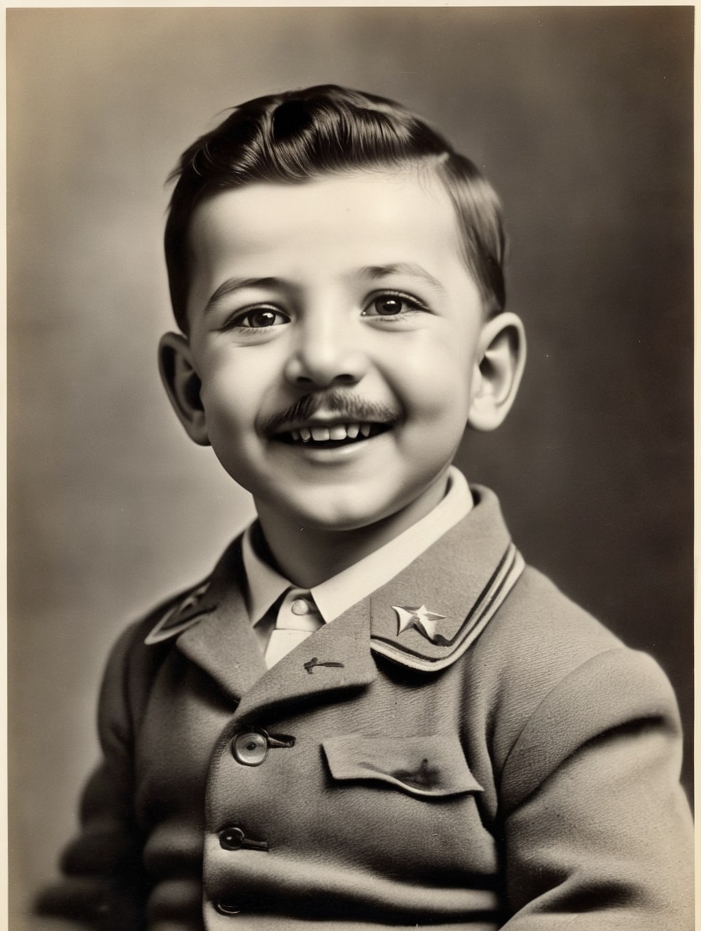 Premium Free ai Images | portrait of joseph stalin as kid month old ...