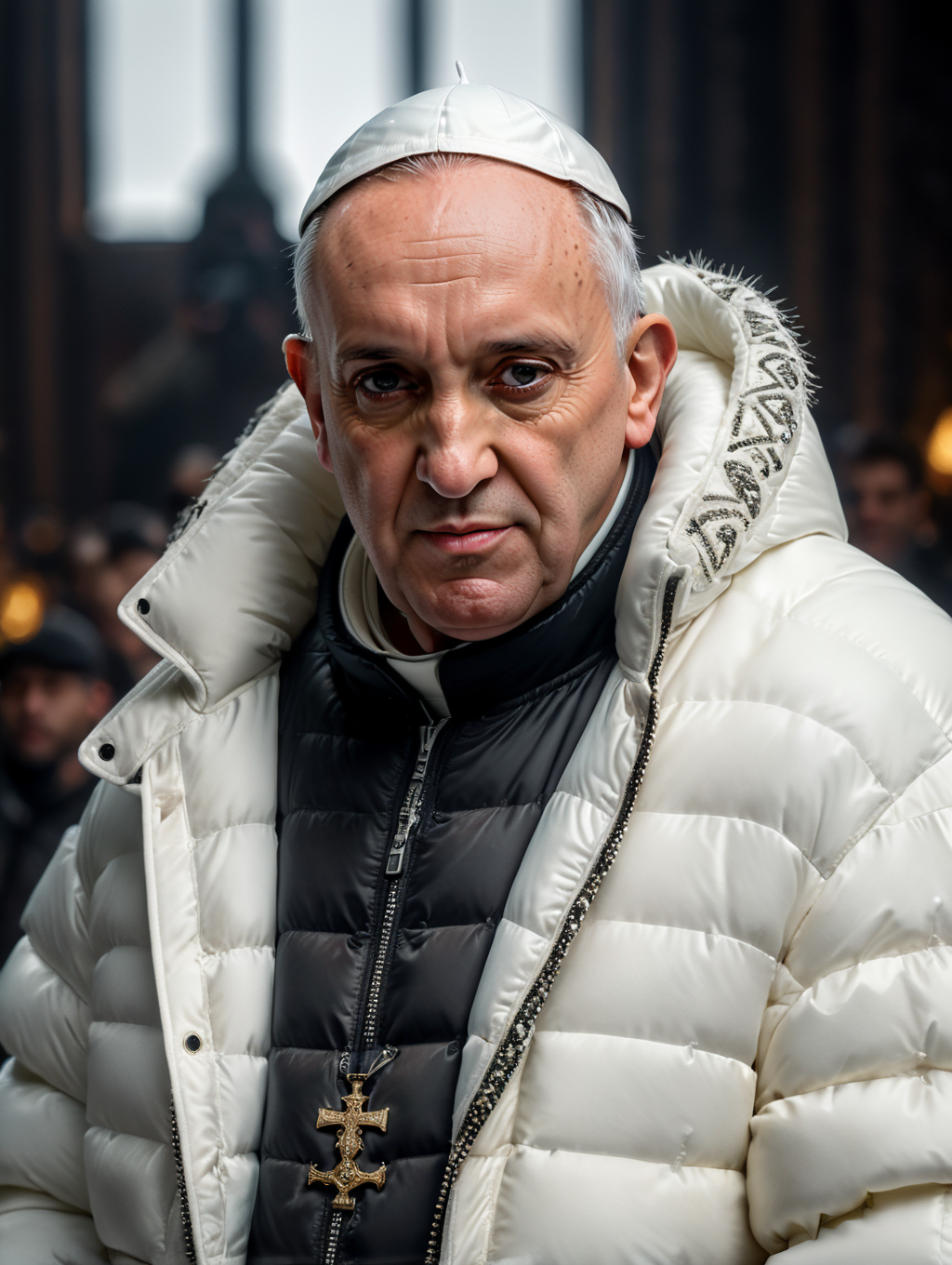 Premium Free ai Images | professional photo glamour of pope francis ...