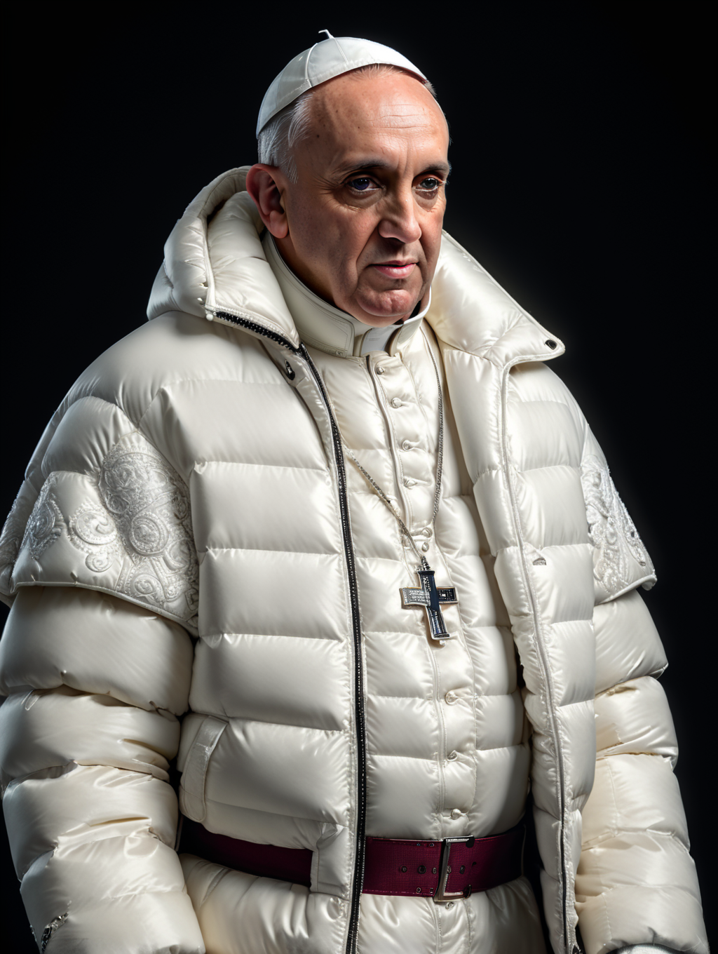 Premium Free ai Images | professional photo glamour of pope francis ...
