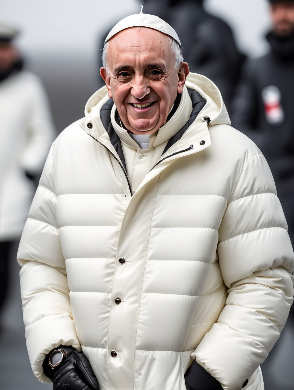 Premium Free ai Images | professional photo of glamour pope francis ...
