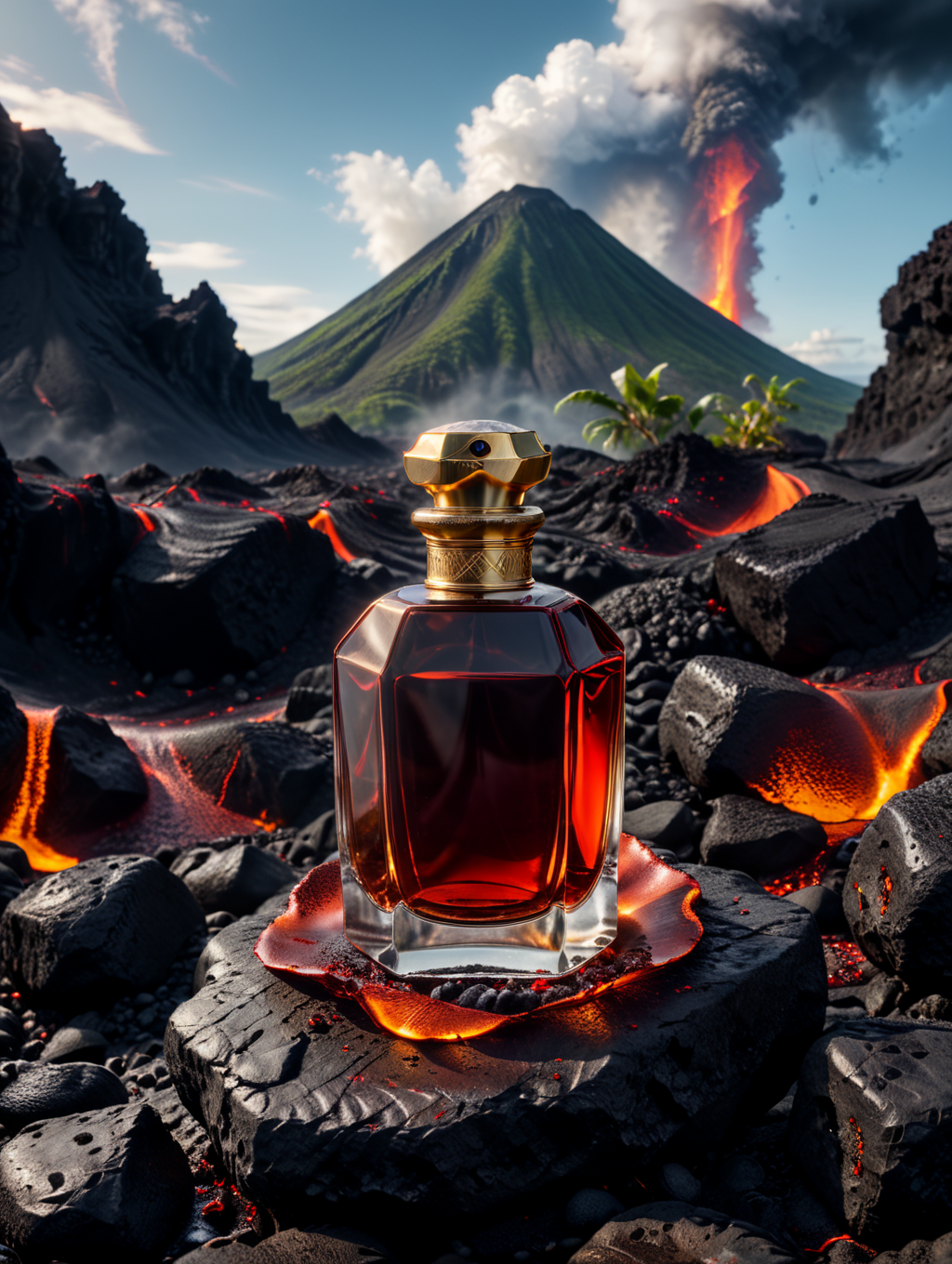 Premium Free ai Images | professional photography of luxury perfume on ...