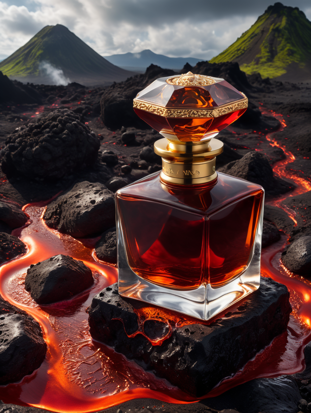 Premium Free ai Images | professional photography of luxury perfume on ...