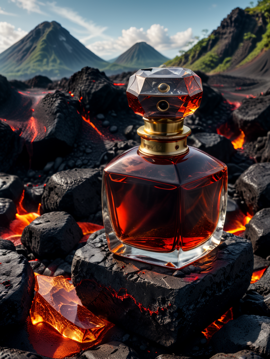 Premium Free ai Images | professional photography of luxury perfume on ...