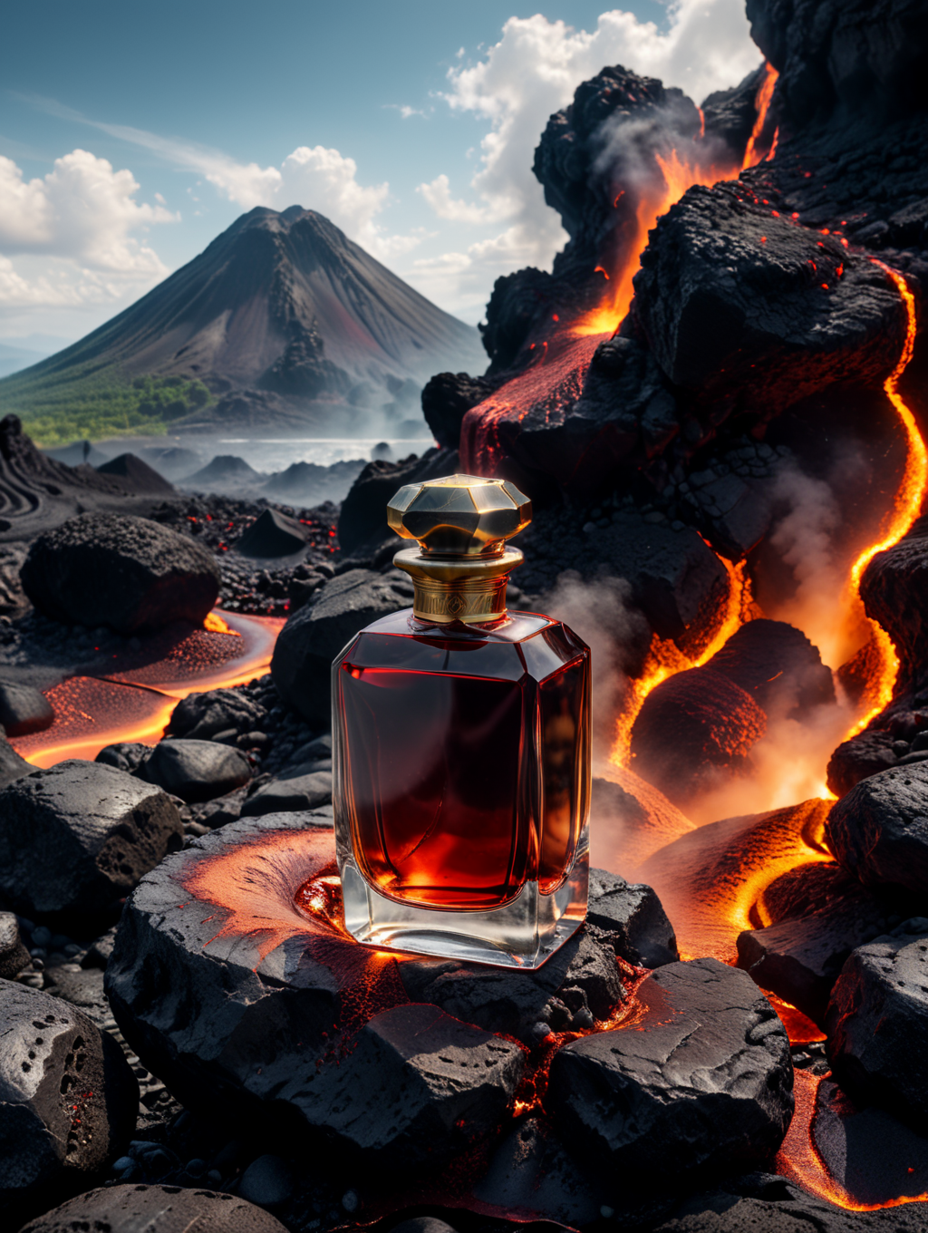 Premium Free ai Images | professional photography of luxury perfume on ...