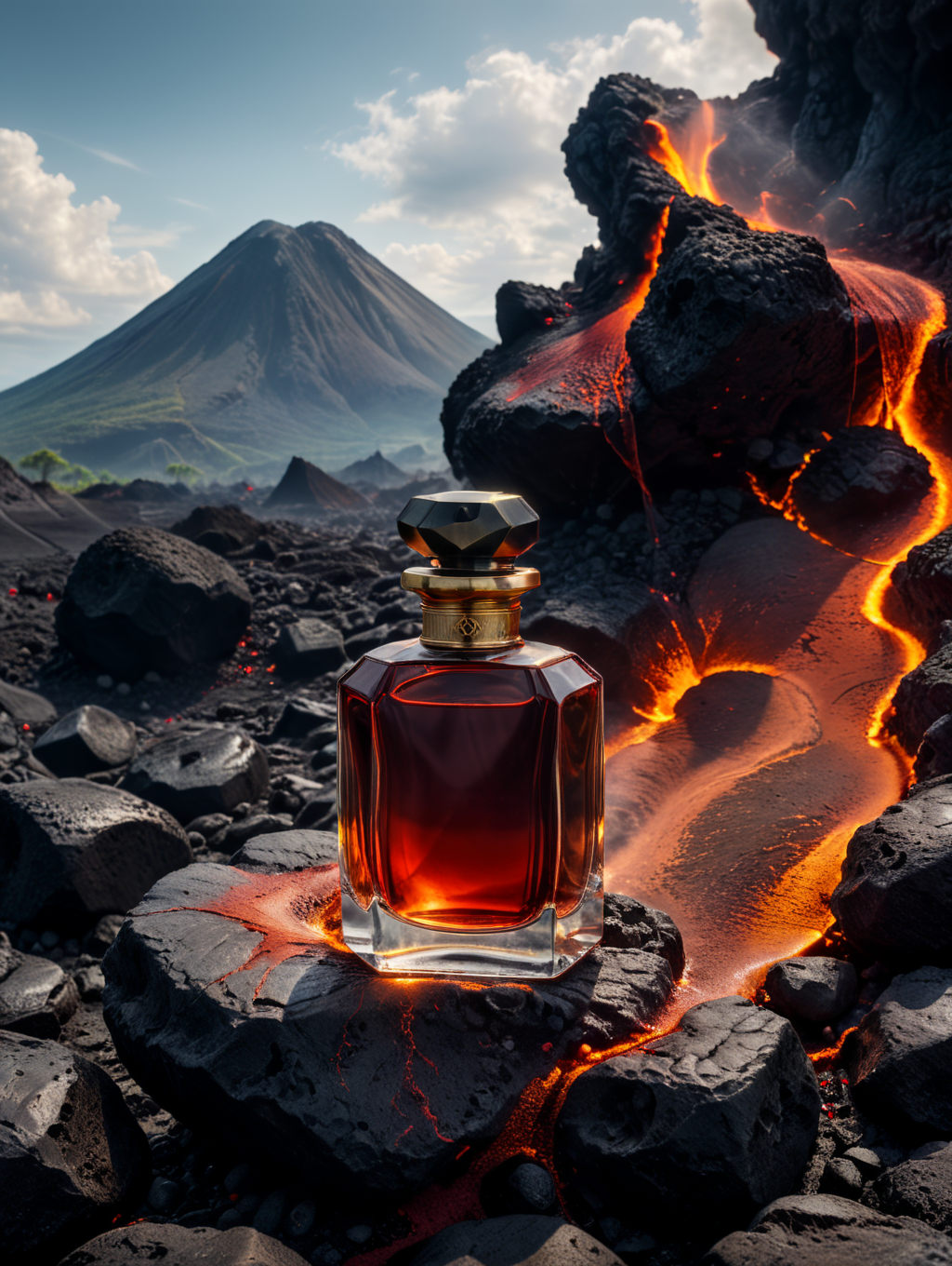 Premium Free ai Images | professional photography of luxury perfume on ...