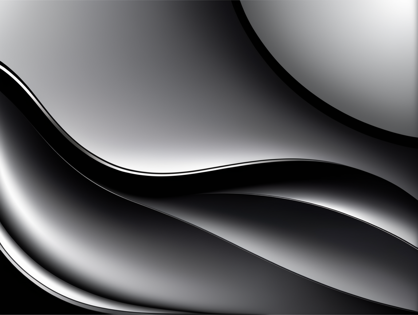 Premium Free ai Images | dynamic chrome gradients using black and grey background wallpapers
