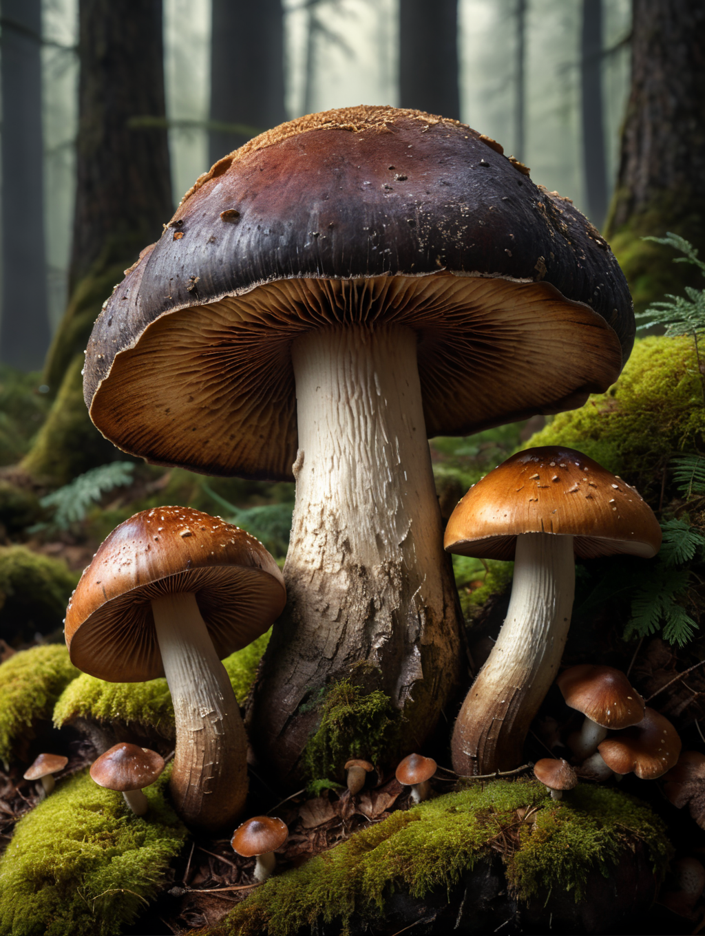 Premium Free ai Images | the admirable boletus mushroom is also known ...