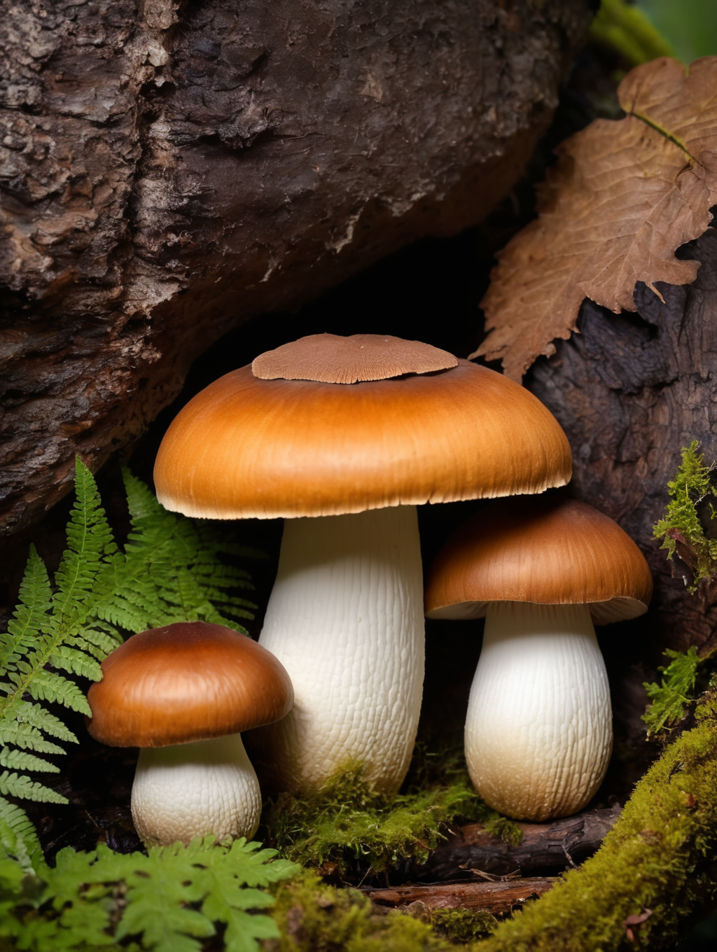 Premium Free ai Images | the admirable boletus mushroom is also known ...