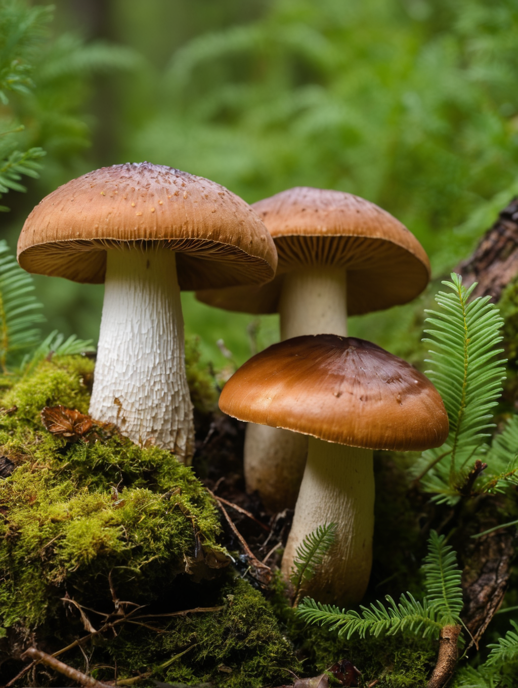 Premium Free ai Images | the admirable boletus mushroom is also known ...