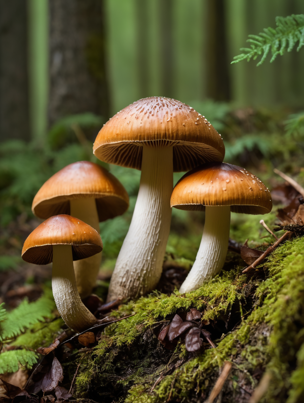 Premium Free ai Images | the admirable boletus mushroom is also known ...