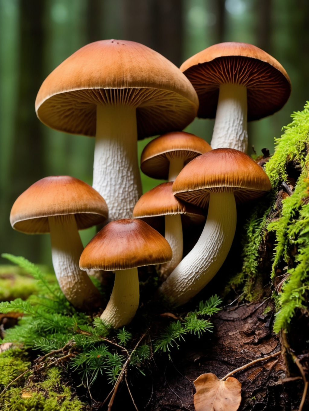 Premium Free ai Images | the admirable boletus mushroom is also known ...