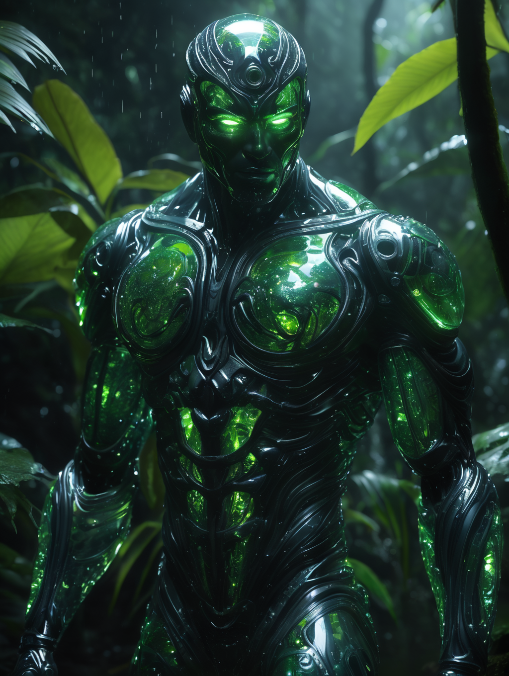 Premium Free ai Images | detailed photos of something humanoid made ...