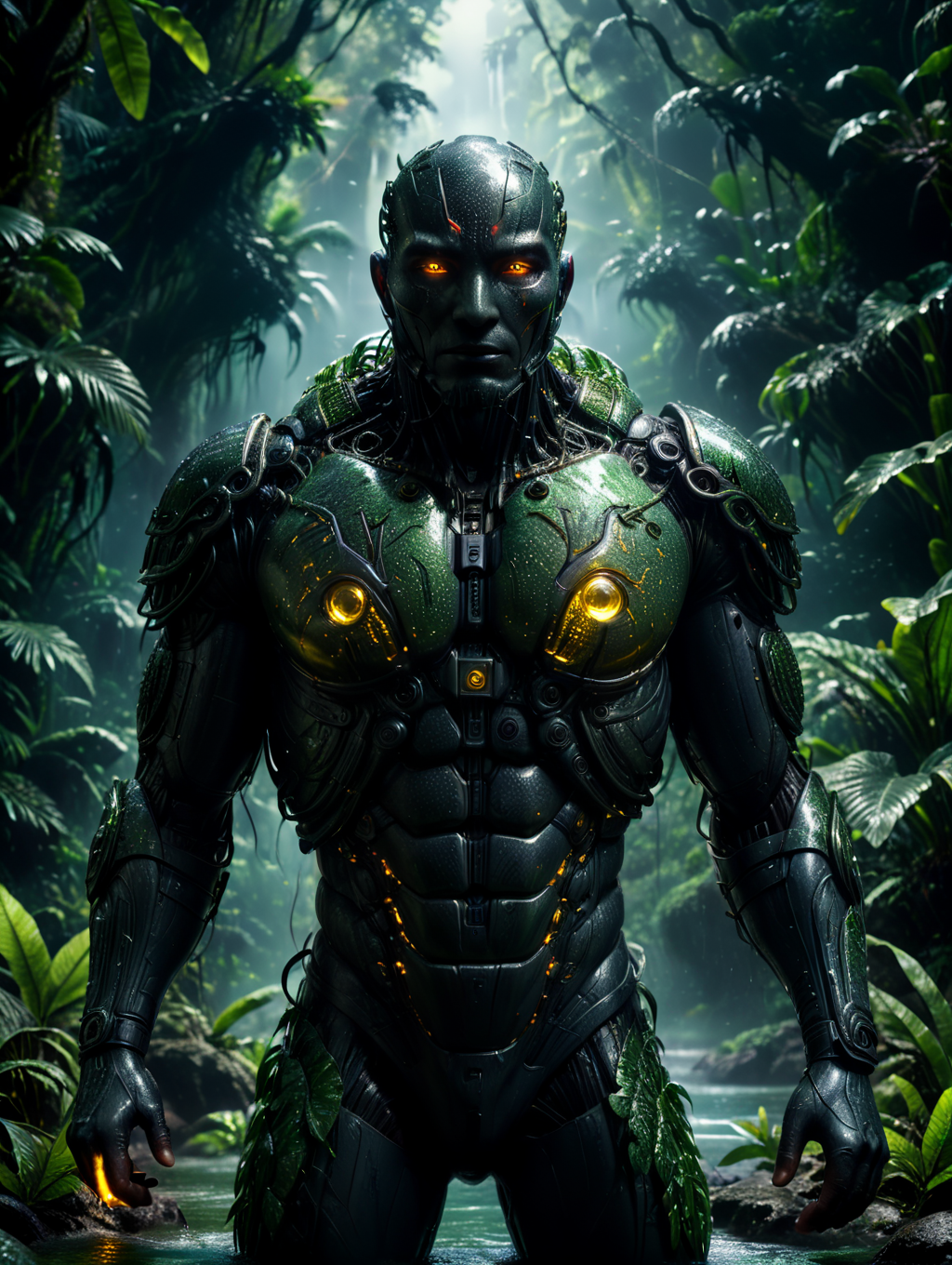 Premium Free ai Images | detailed photos of something humanoid made ...