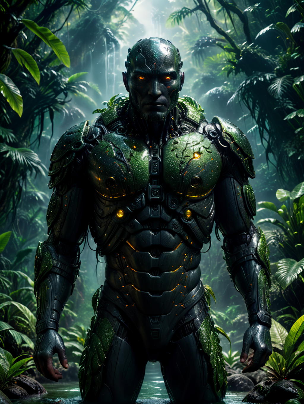 Premium Free ai Images | detailed photos of something humanoid made ...