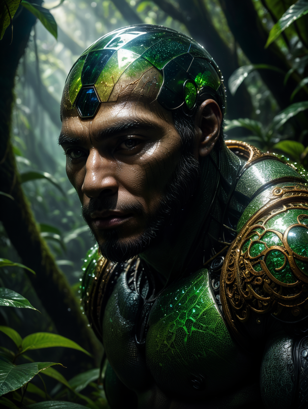 Premium Free ai Images | detailed photos of something humanoid made ...