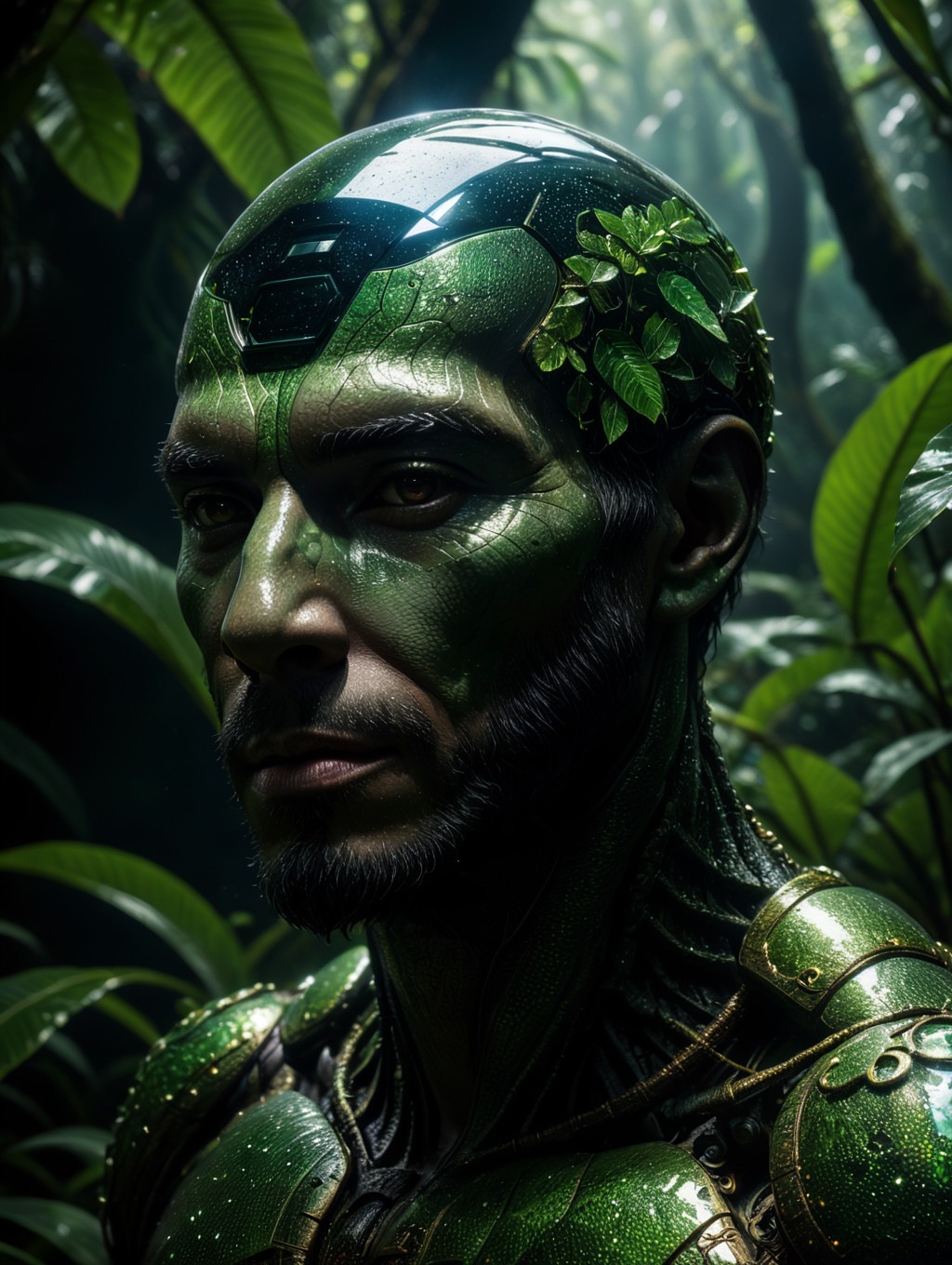 Premium Free ai Images | detailed photos of something humanoid made ...