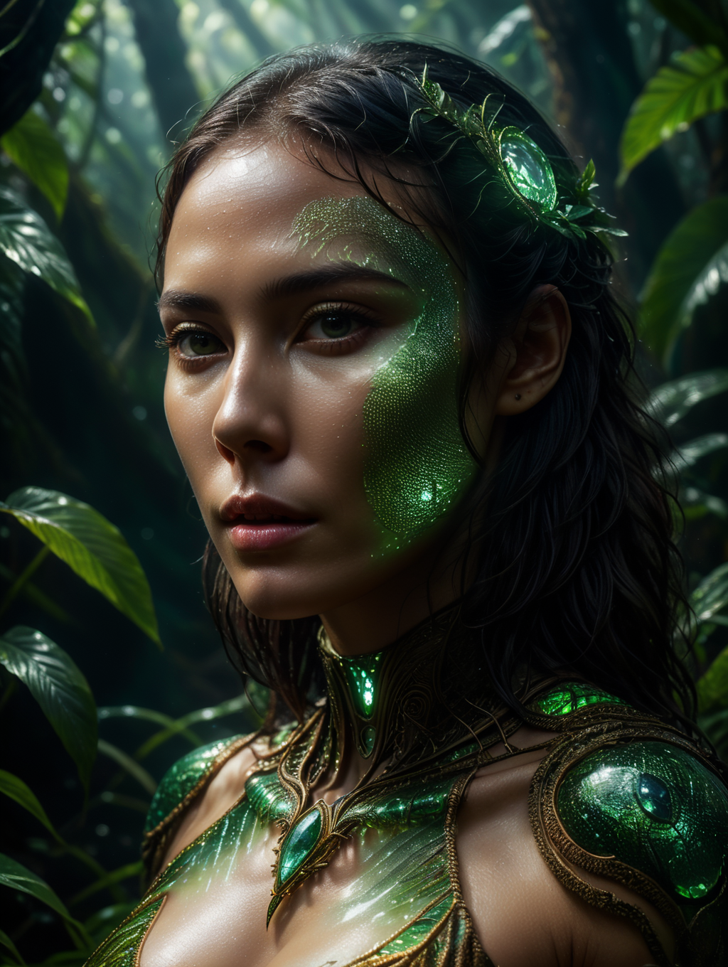 Premium Free ai Images | detailed photos of something humanoid women ...