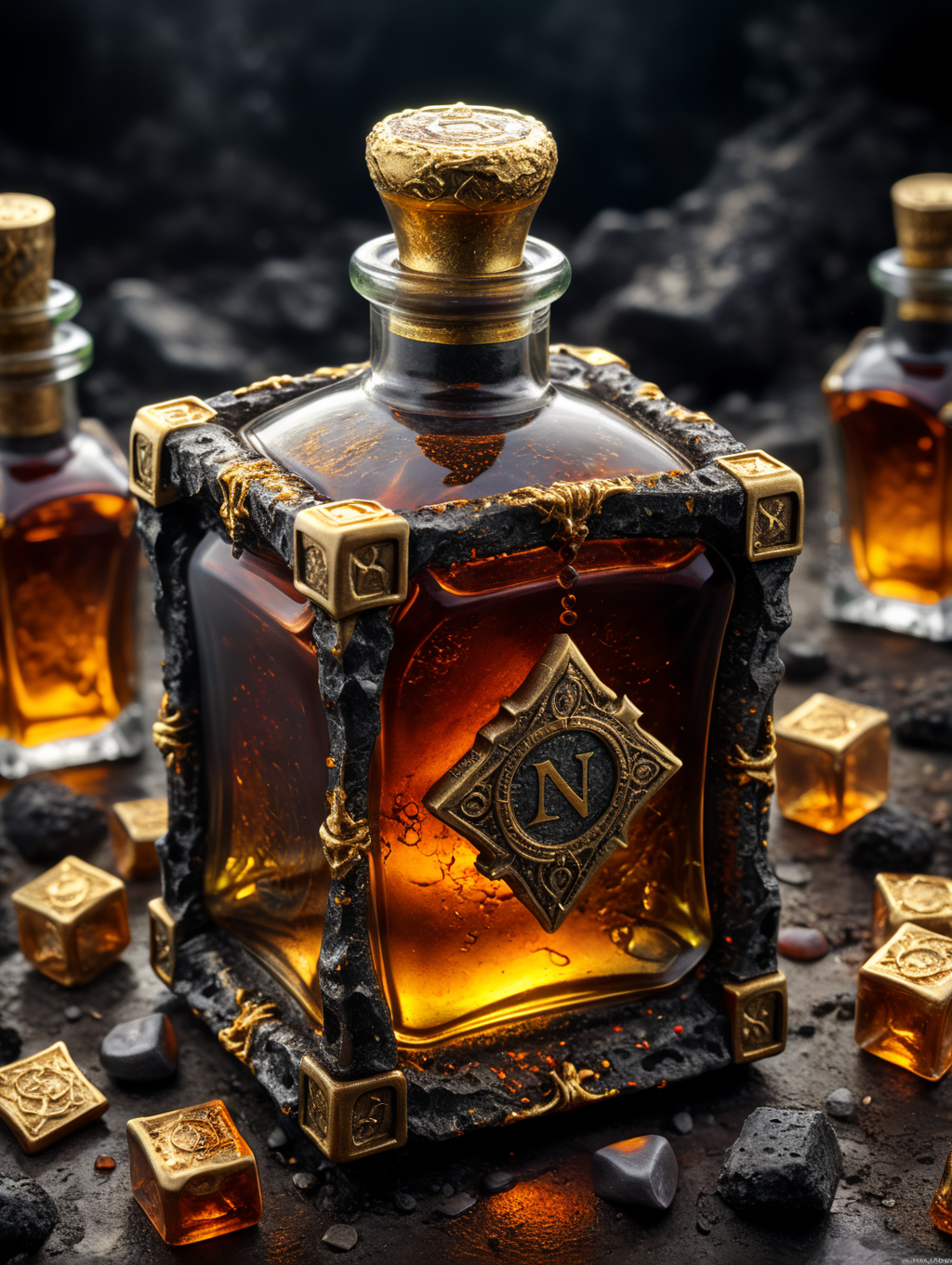 Premium Free ai Images | professional photography of square magic ...