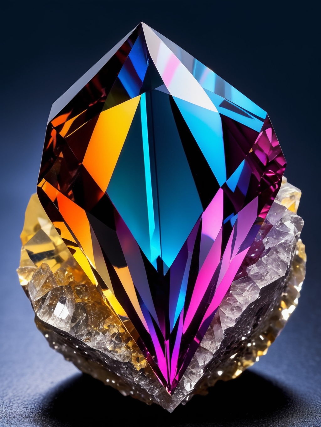 Premium Free ai Images | gem crystal sharp on details vibrance saturation
