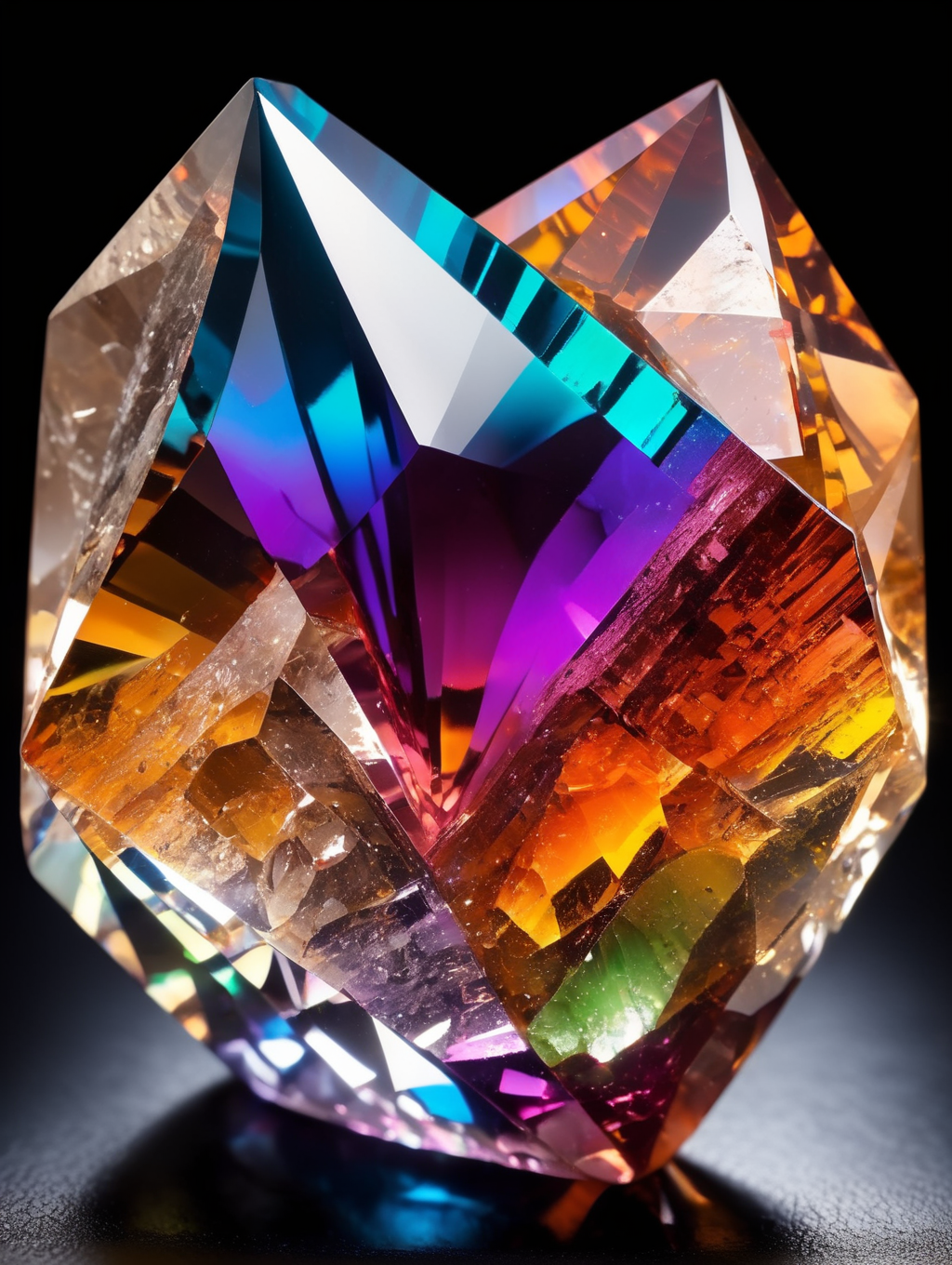 Premium Free ai Images | gem crystal sharp on details vibrance saturation