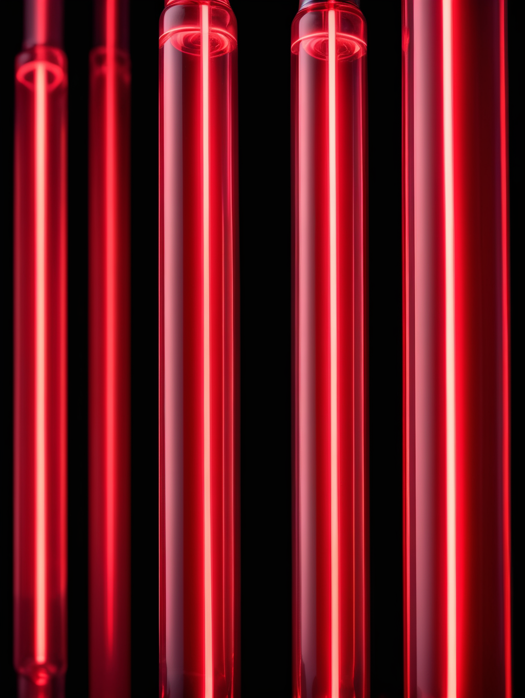 Premium Free ai Images | close up photo of neon tube glowing with ...