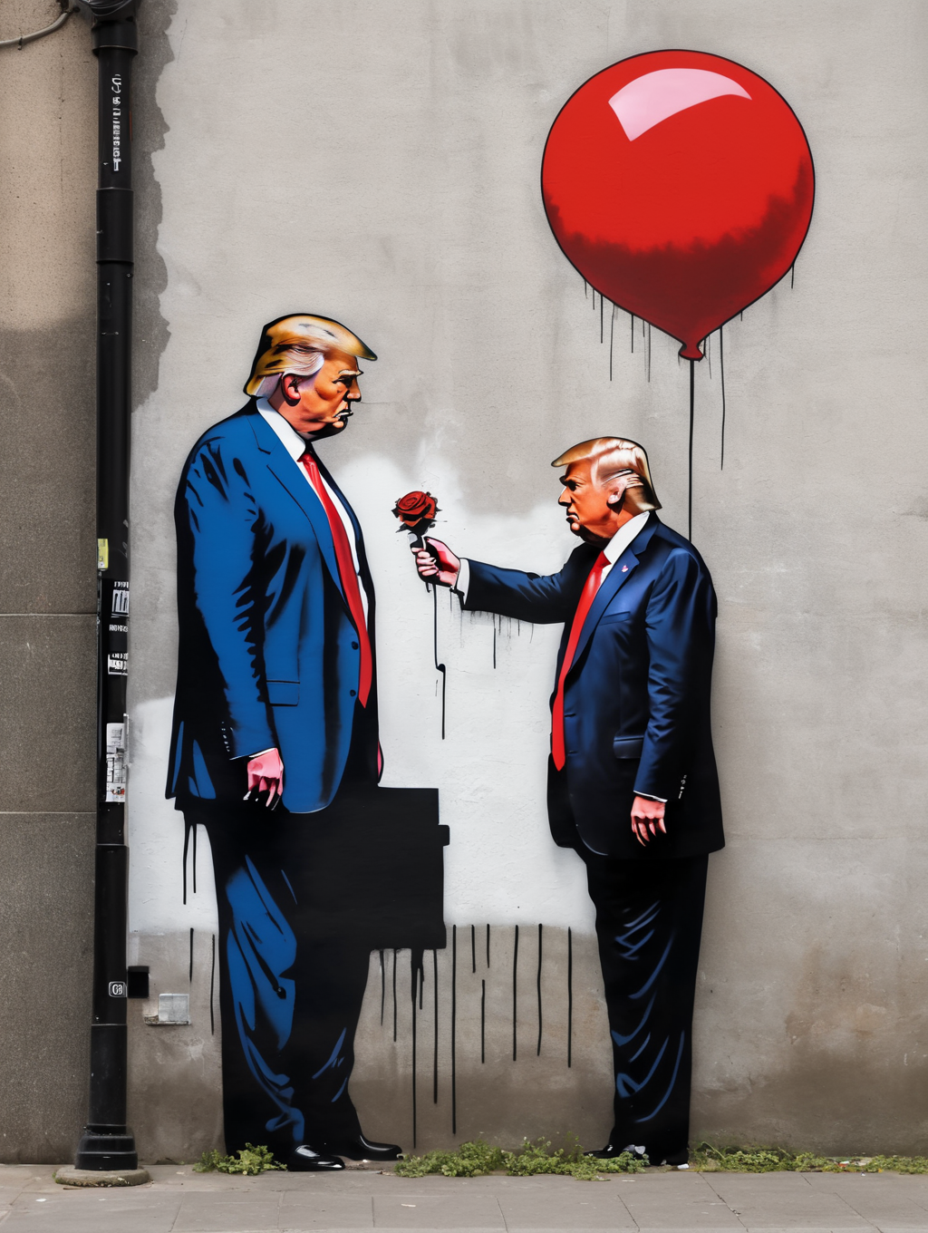 Premium Free ai Images | banksy street artist and political activist ...