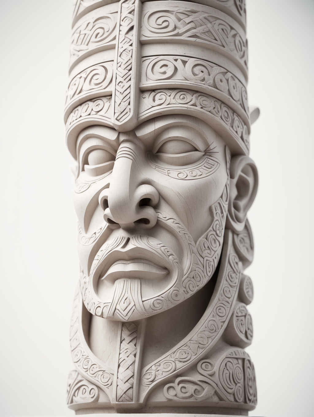 Premium Free ai Images | viking totem pole