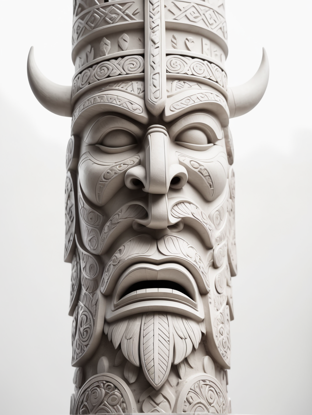 Premium Free ai Images | viking totem pole