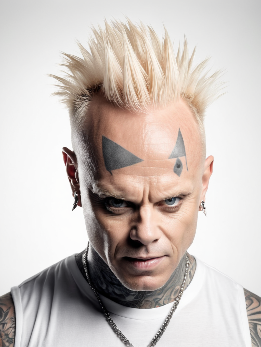 Premium Free ai Images | keith flint the prodigy fire starter
