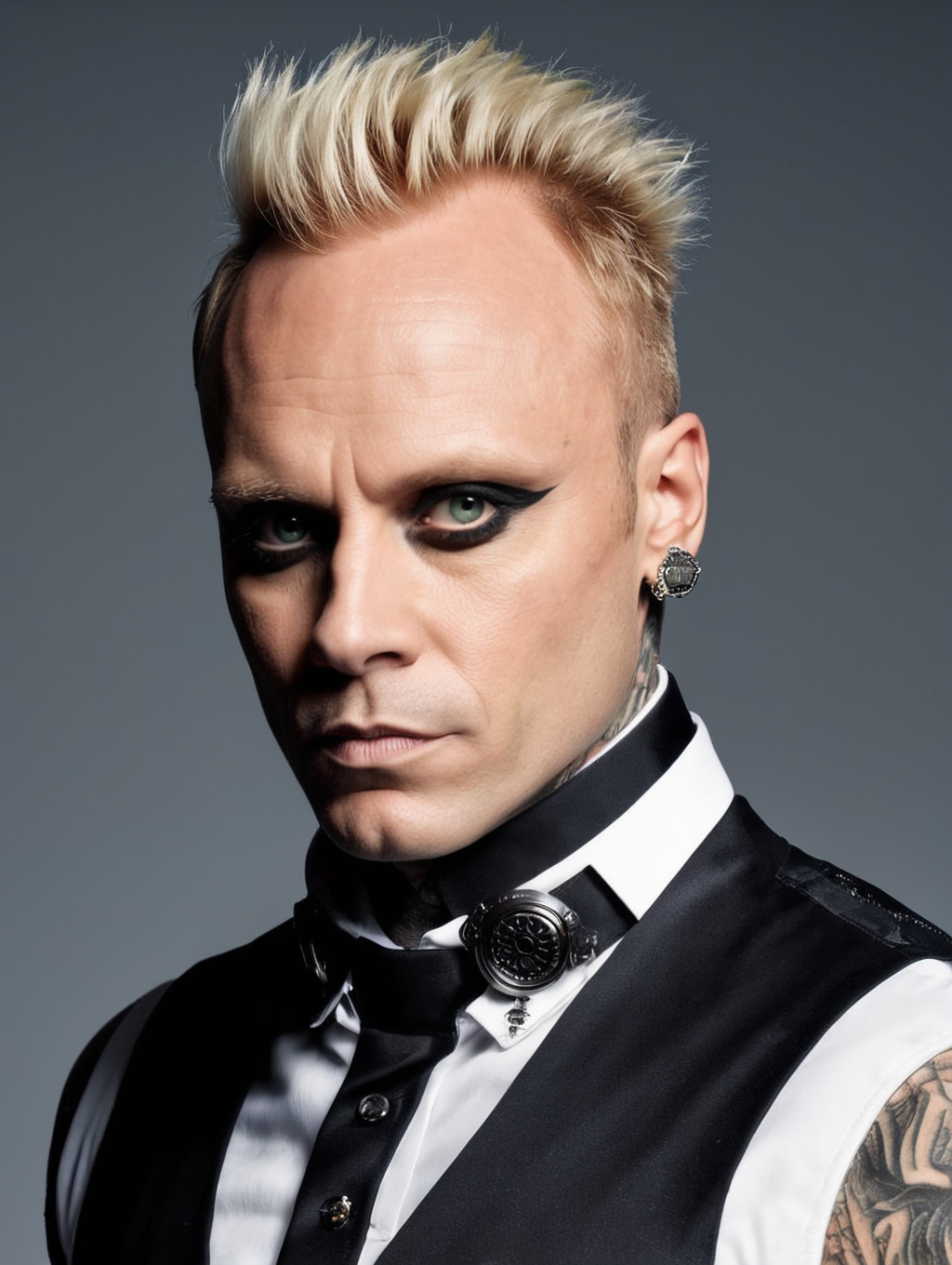 Premium Free ai Images | keith charles flint was an english singer and ...