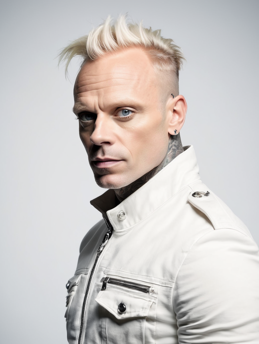 Premium Free ai Images | keith charles flint was an english singer and ...