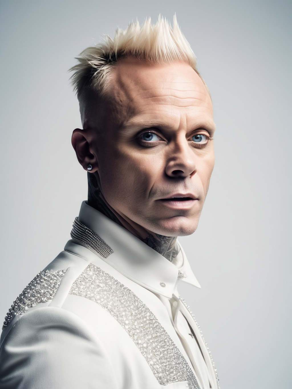 Premium Free ai Images | keith charles flint was an english singer and ...